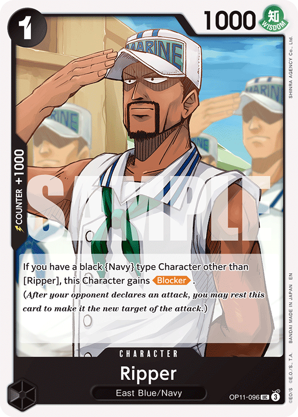 OP11-096 | UC | CHARACTER Ripper – Hodges Trading Cards Limited