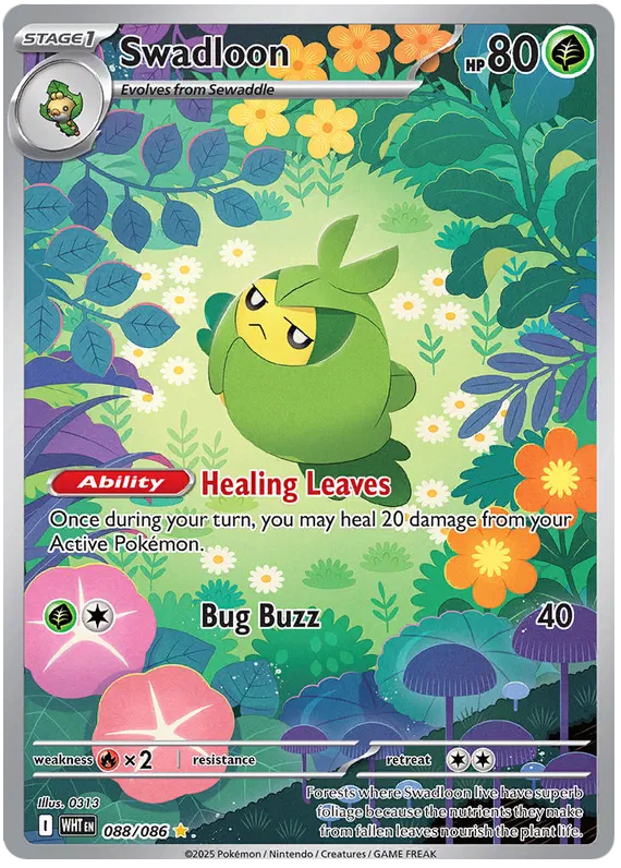 Scarlet & Violet White Flare 088/086 Swadloon – Hodges Trading Cards ...