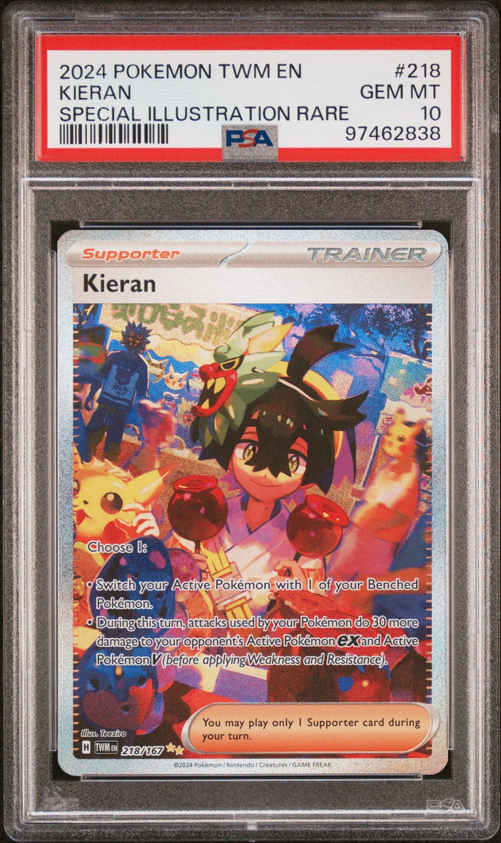 2024 Pokemon Twm EN-Twilight Masquerade 218 Kieran Special Illustratio ...