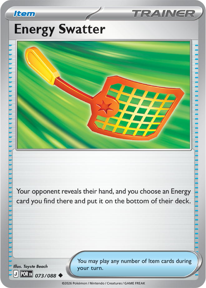 Mega Evolution - Perfect Order 073/088 Energy Swatter Reverse Holo ...